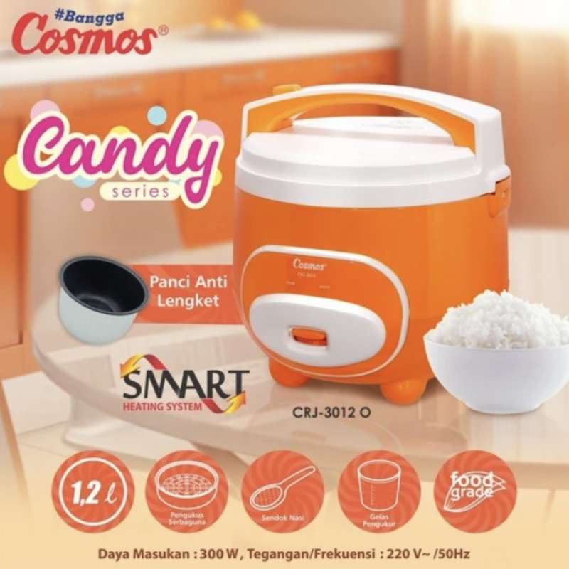 Promo Rice Cooker Cosmos Crj 3012 Magic Com Anti Lengket 1,2l Kecil ...