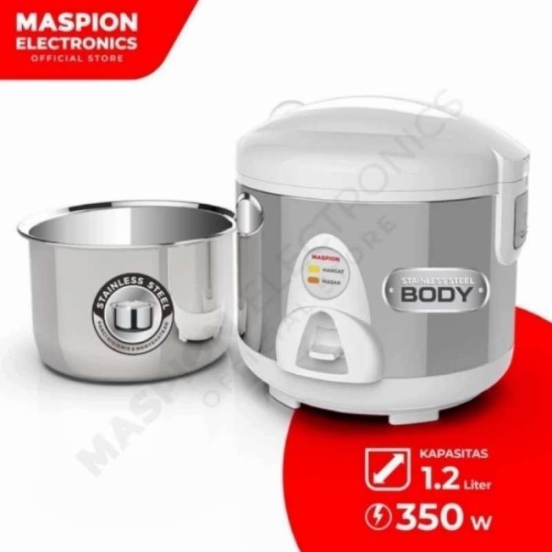 Promo Magic Com Maspion 1,2 Liter Stainless Diskon 23% Di Seller Iwaki ...