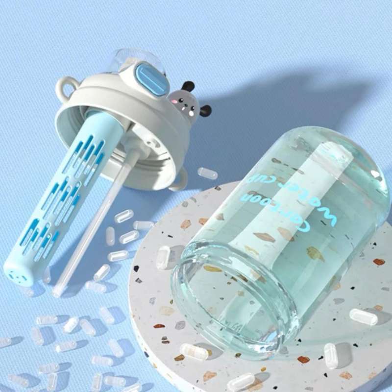 Jual Botol Minum Imebo Infused 650ml Botol 2 Cara Minum Free Tali Panjang / Botol Minum Karakter ...