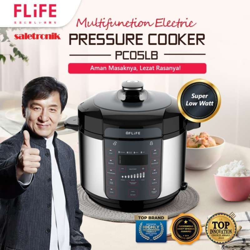 Promo Flife Pressure Cooker 5l Pc-05lb Kapasitas 5 Liter Pc05lb Diskon ...