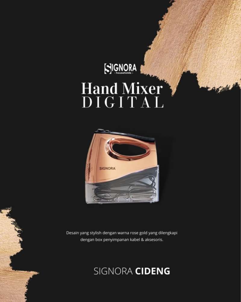 Promo Hand Mixer Digital Signora Diskon 23% Di Seller Akago Store ...