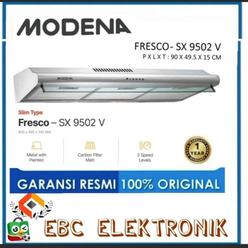 Promo Modena Cooker Hood/tudung Asap Dapur/modena Sx 6501v/modena Sx9502v Diskon 23% Di Seller ...