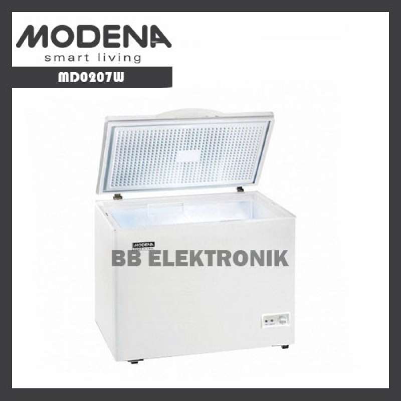 Promo Modena Md0207w Chest Freezer Box 205liter - Khusus Jabodetabek ...