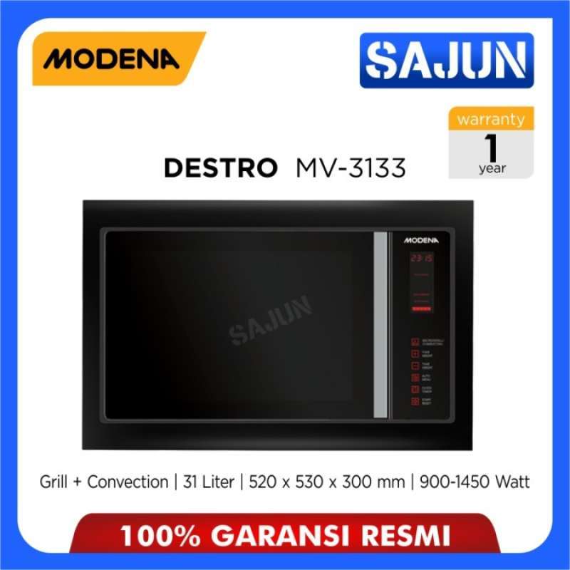 Promo Modena Microwave Oven Mv 3133 Palazzo Grill + Convection 31 Liter ...