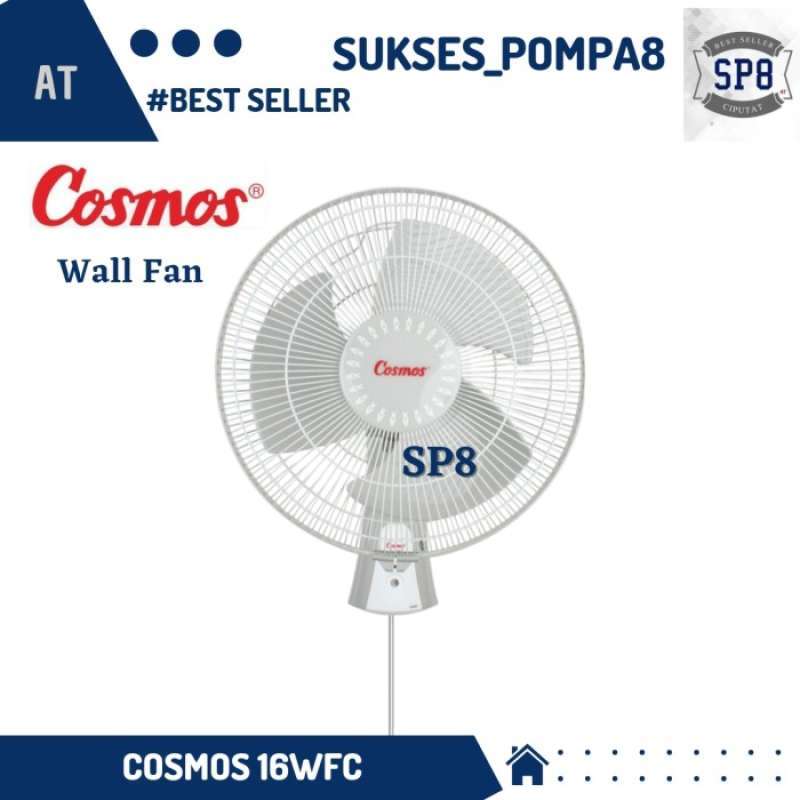 Promo Cosmos Wall Fan 16 Inch 16wfc / Kipas Angin Dinding Diskon 23% Di ...