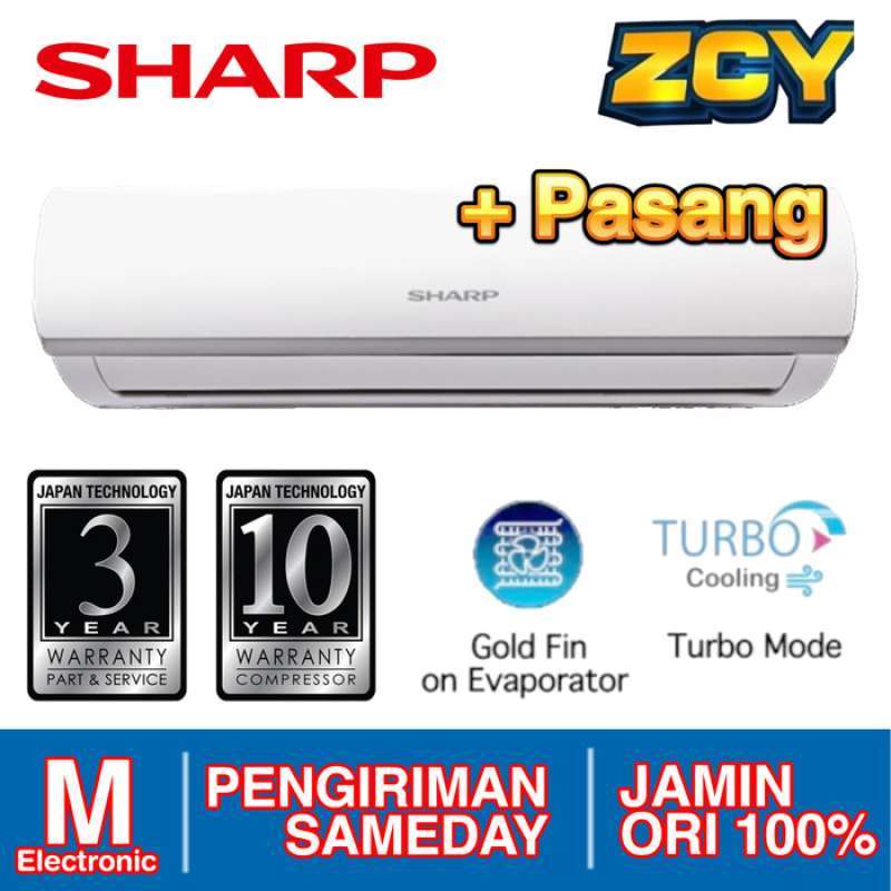 Promo [pasang] Ac Sharp 2 Pk Ah-a18zcy Pipa Tebal 0.6mm 3 Meter Free ...