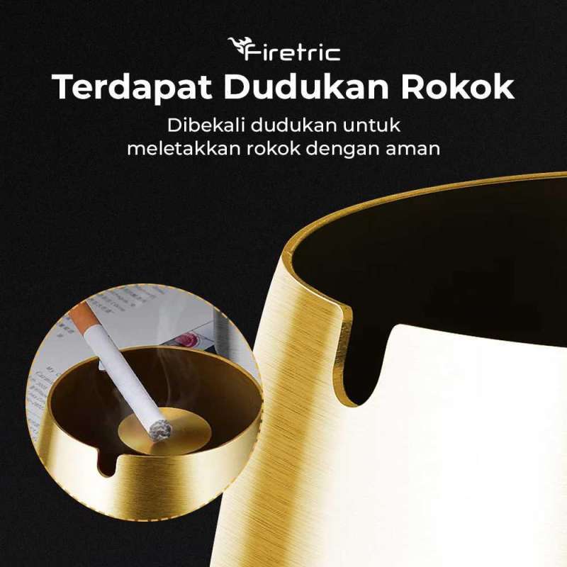 Jual Asbak Rokok Stainless Steel Ashtray Anti Slip Zj38100 Tatakan ...