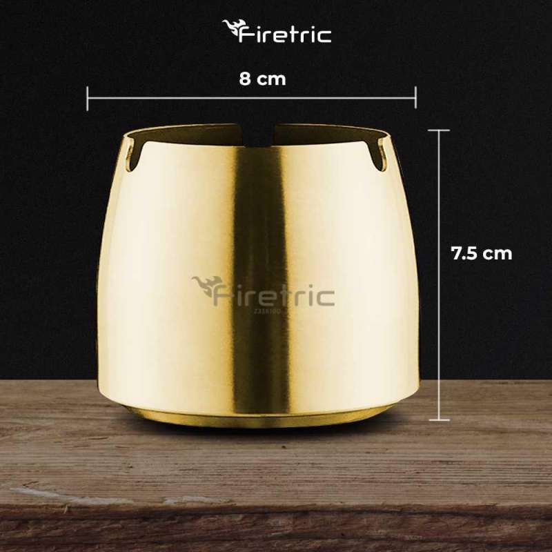 Jual Asbak Rokok Stainless Steel Ashtray Anti Slip Zj38100 Tatakan ...