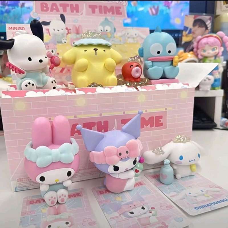 Jual Bisa Pilih Open Box Blind Box Sanrio Bath Time Mandi Confirmed Selected Blindbox Bb Miniso ...