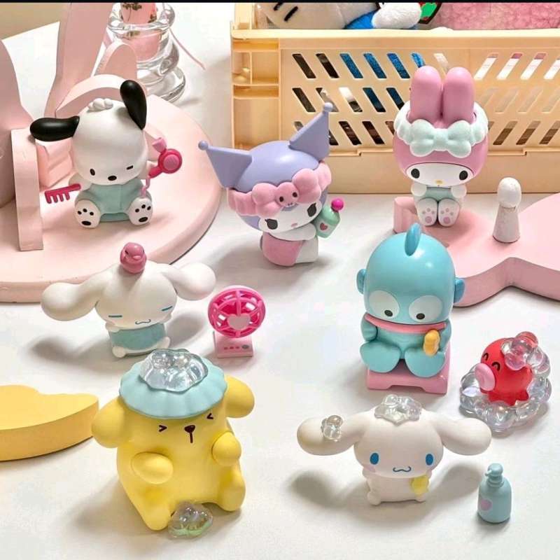Jual Bisa Pilih Open Box Blind Box Sanrio Bath Time Mandi Confirmed Selected Blindbox Bb Miniso ...