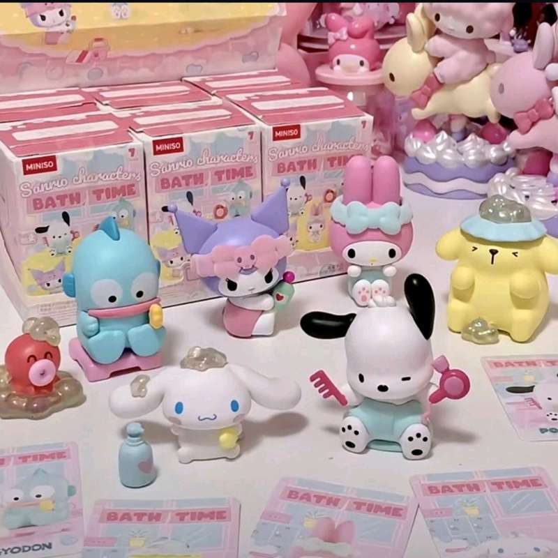 Jual Bisa Pilih Open Box Blind Box Sanrio Bath Time Mandi Confirmed Selected Blindbox Bb Miniso ...