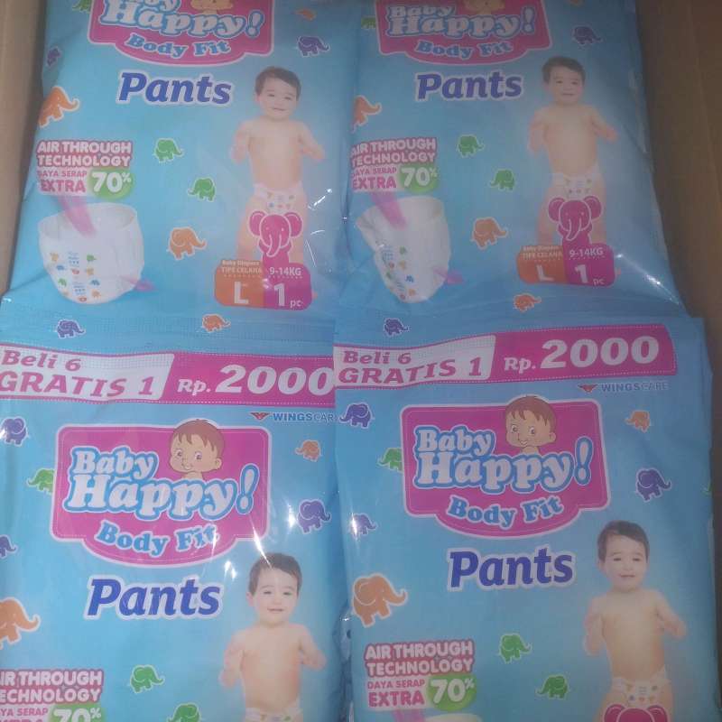 Jual Popok Baby Happy M Renceng Terdekat 🏷️ Harga Grosir Murah ...