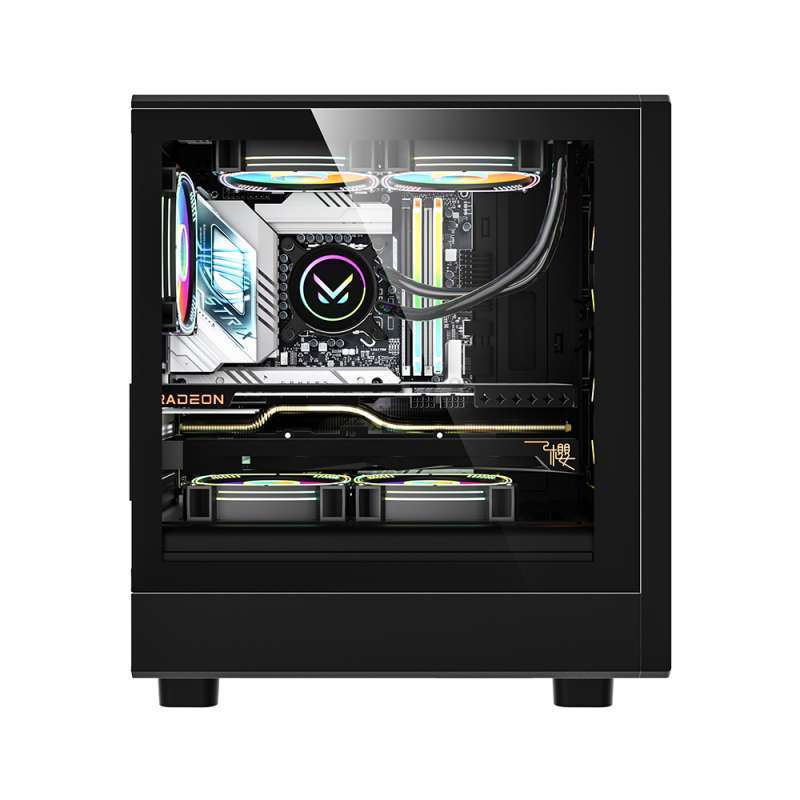 Jual Fpmax Air Mesh G2 Black & White + 3x Frgb Fan | Pc Casing M-atx ...
