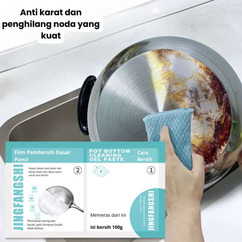 Promo Cairan Pembersih Kerak Membandel Pada Panci Katel Wajan Hitam ...