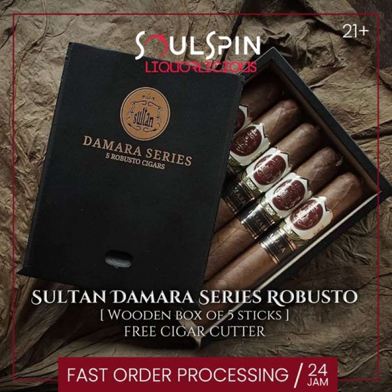 Jual Sultan Damara Series Robusto Indonesia Cigar Cerutu - Box Of 5 ...