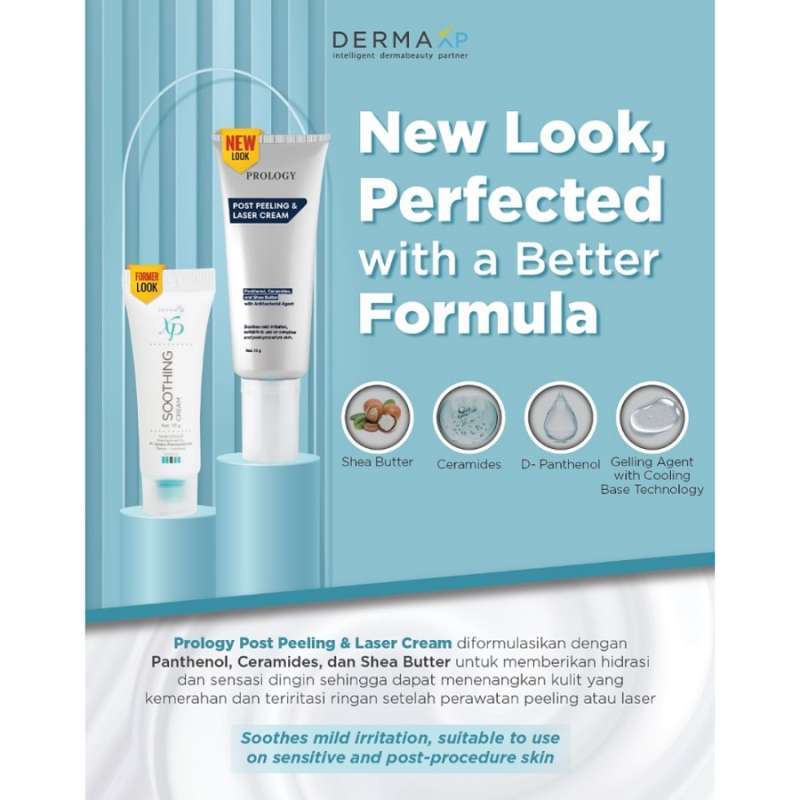 Jual Derma Xp Prology Post Peeling & Laser Soothing Cream 15g Panthenol ...