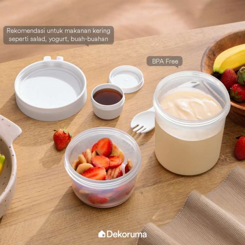 Promo Dekoruma Sasori Tempat Makanan 2 Sisi / Two Way Food Container ...
