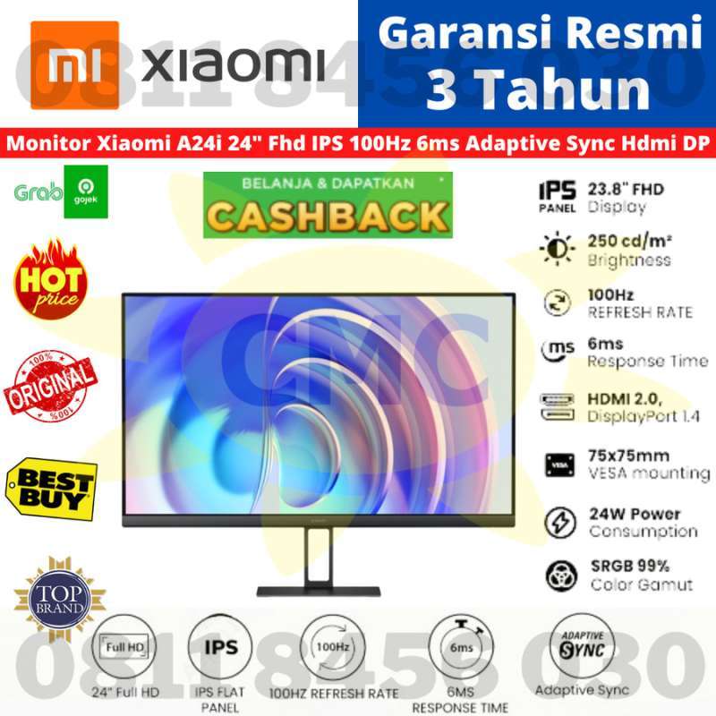 Xiaomi Monitor A24 I 100 Hz 🔥 Harga & Spesifikasi Terbaru Mei 2026