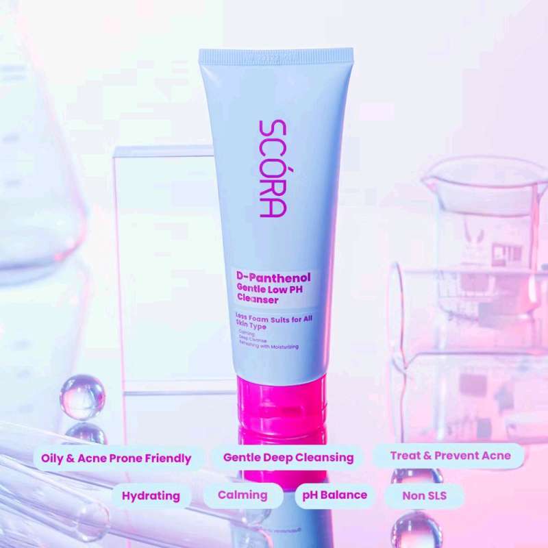 Promo Scora Moisturizer Niacinamide 40ml 100ml - Cleanser Panthenol ...