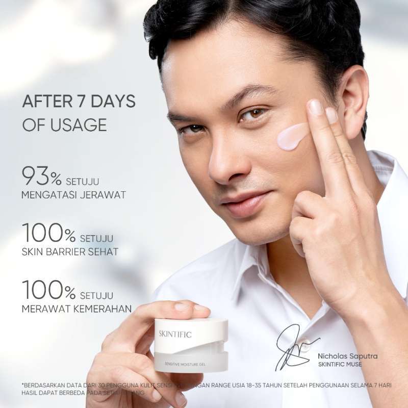 Promo [new Launch] Skintific - Sensitive Moisture Gel 40ml - Calm ...