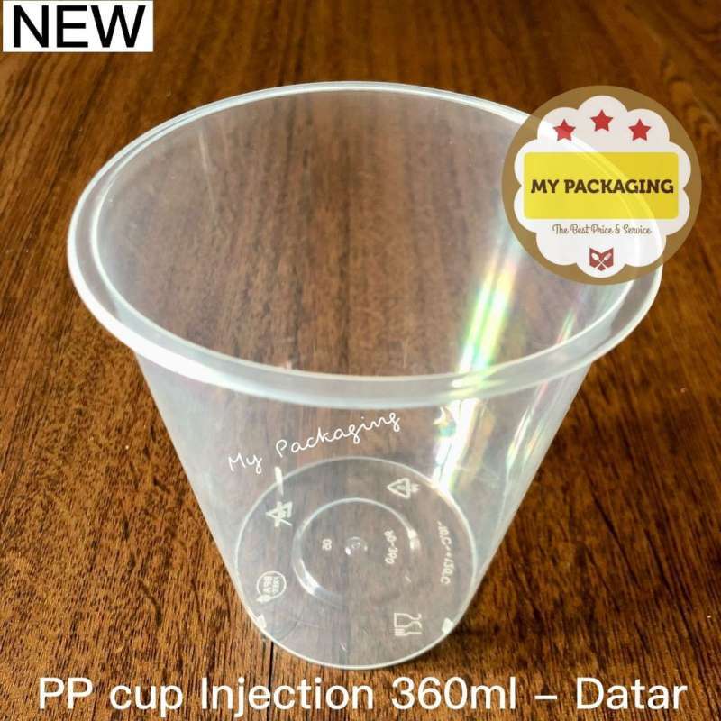 Jual Gelas Cup Pp Injection 360ml 380ml 400ml 500ml 700ml Bisa Di Seal ...