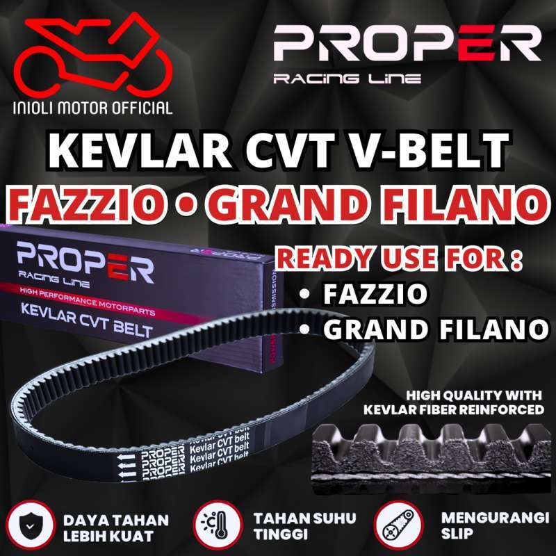 Jual Vanbelt Vbelt Fan Belt Kevlar Proper Racing Line Fazzio Grand ...