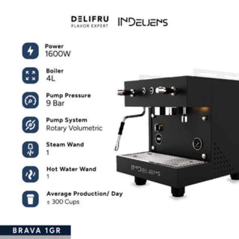 Promo Indeljens Brava Mesin Kopi Espresso - Coffee Machine Profesional ...