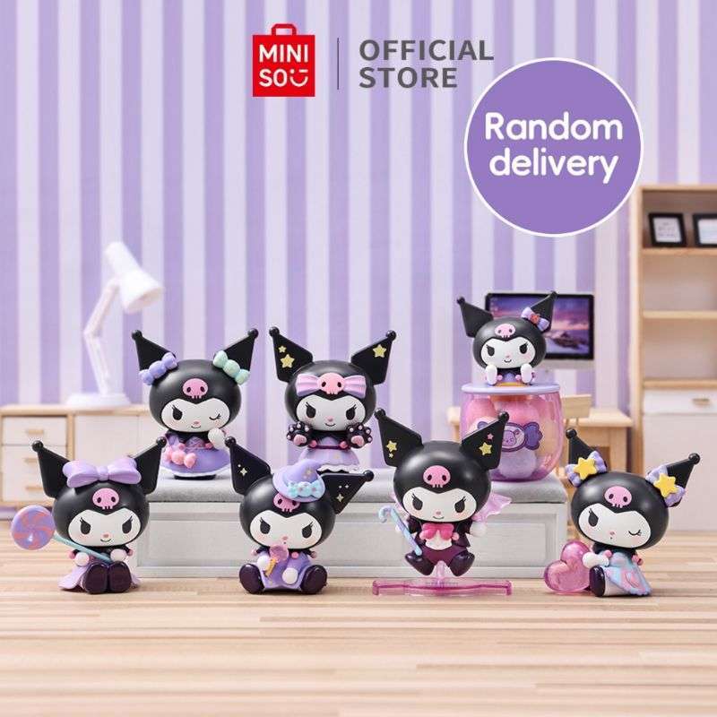Jual Miniso X Sanrio Blind Box Kuromi Ornamen Mini Action Figurine ...
