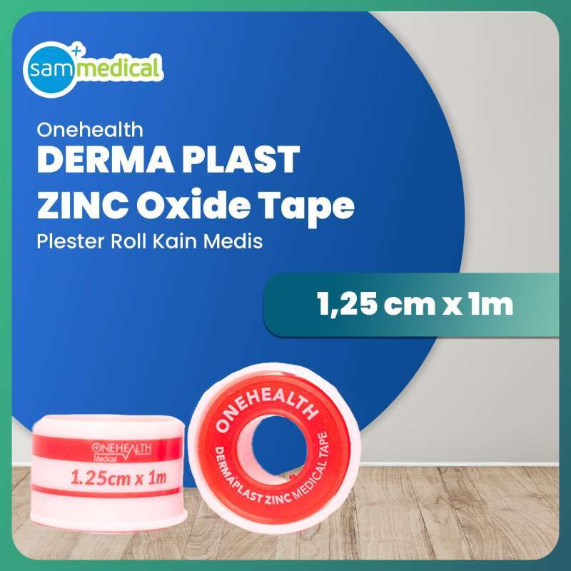 Jual One Health Dermaplast Medical Zinc Oxide / Plester Luka - Satuan ...