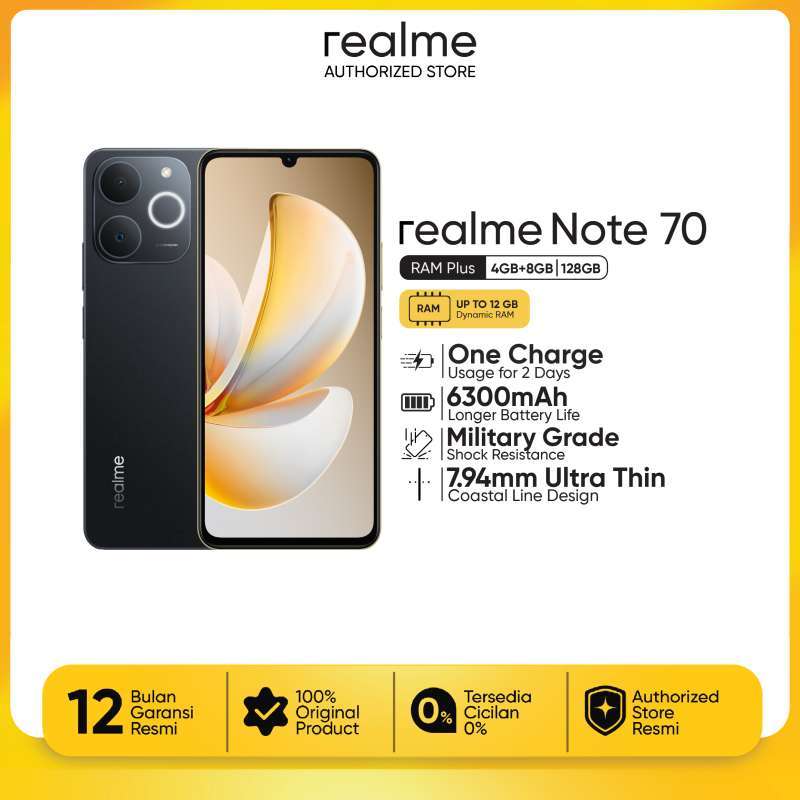 Realme Note 70 - Spesifikasi dan Harga Terbaik November 2025