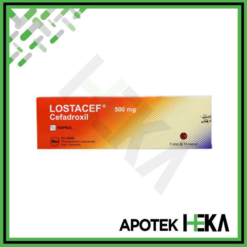 Jual Lostacef 500 Mg Strip Isi 10 Tablet - Cefadroxil Di Seller Apotek ...