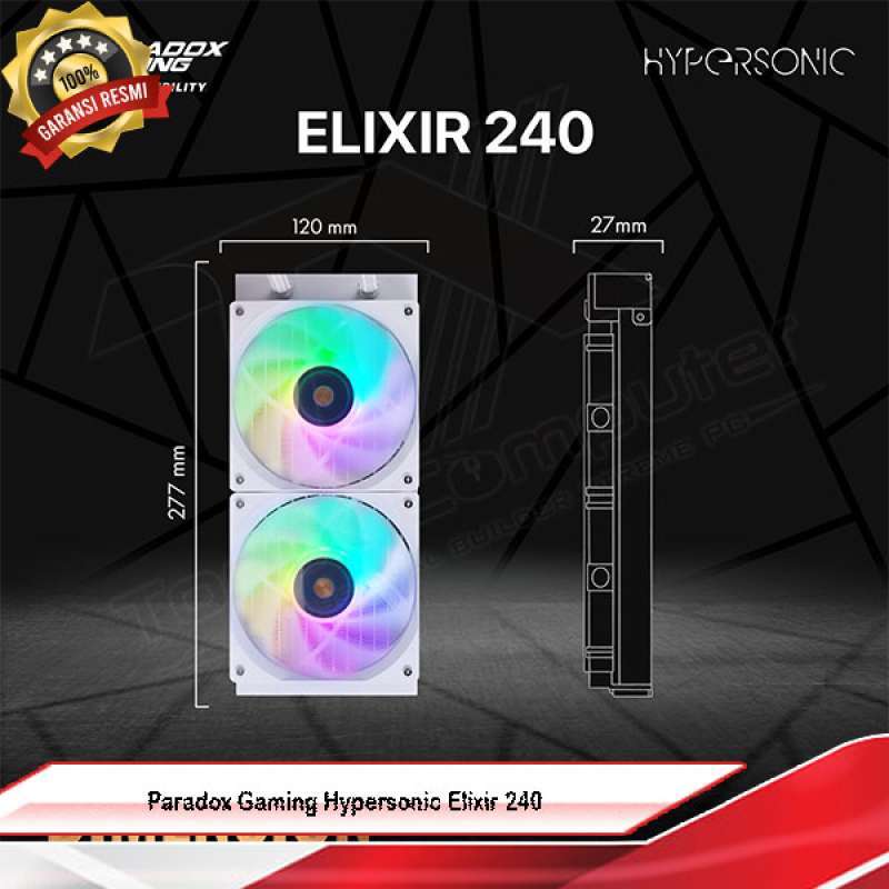 Jual Paradox Gaming Hypersonic Elixir 240 | Aio Cooler Cpu | Cpu Cooler ...