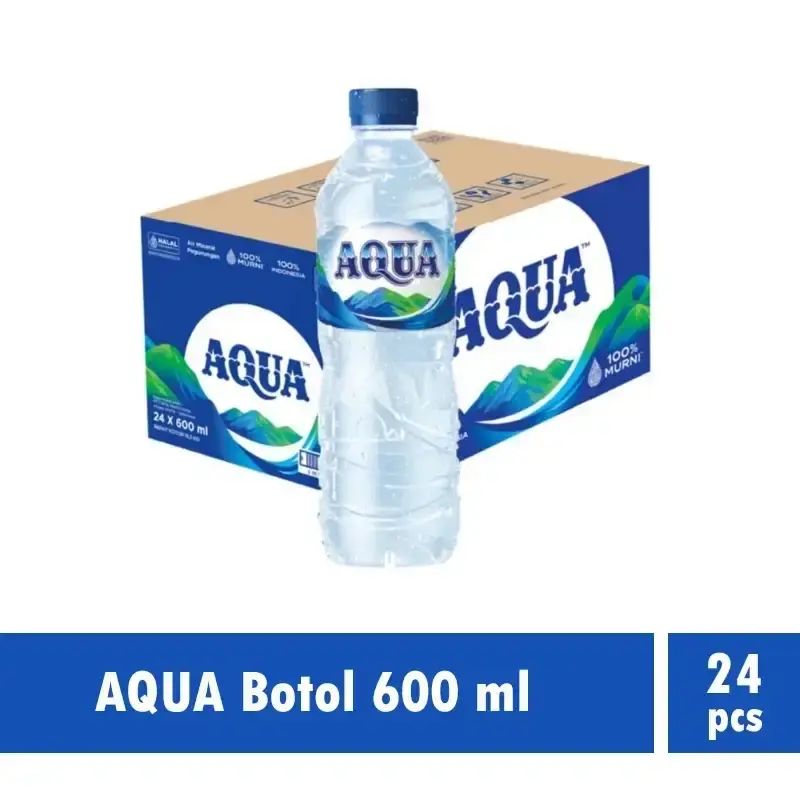 Promo Aqua Air Mineral Dus 330ml 600ml 1500ml Gelas 200ml Cube 220ml (1 ...