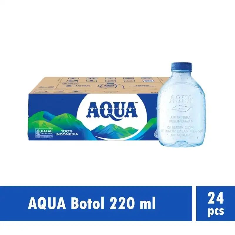 Promo Aqua Air Mineral Dus 330ml 600ml 1500ml Gelas 200ml Cube 220ml (1 ...