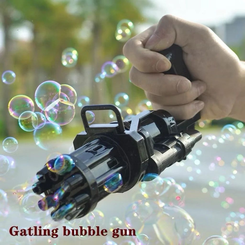 Jual Bubble Gun Gatling Otomatis Electric Pistol Bubbel Di Seller Jw ...