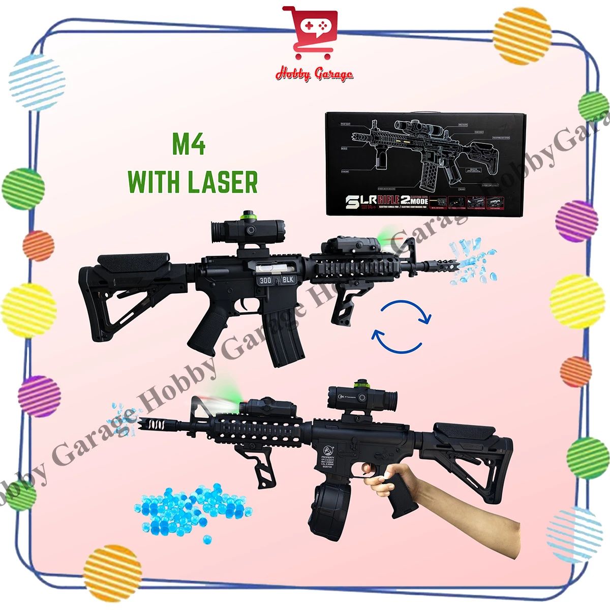 Promo Mainan Tembakan Anak Wgg M4 Assault Rifle Water Gel Blaster Gun ...