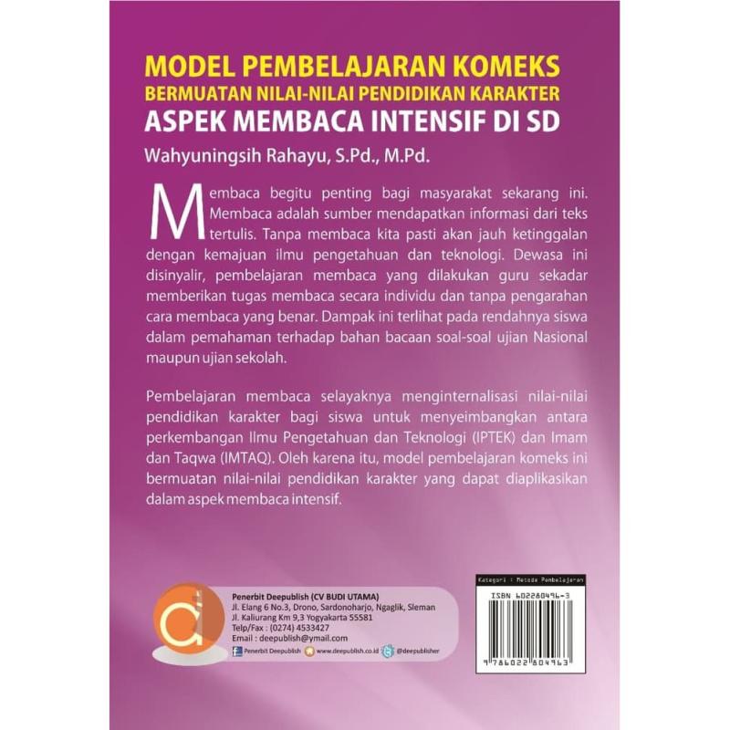 Jual Buku Model Pembelajaran Komeks Di Seller Omviral - Satriamekar ...