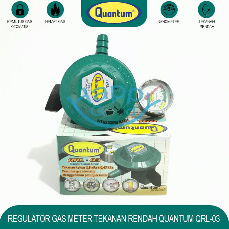 Promo Quantum Regulator Gas Meter Tekanan Rendah Qrl-03 Diskon 13% Di ...