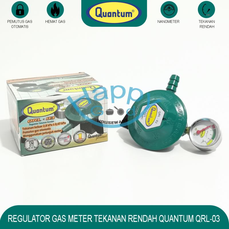 Promo Quantum Regulator Gas Meter Tekanan Rendah Qrl-03 Diskon 13% Di ...