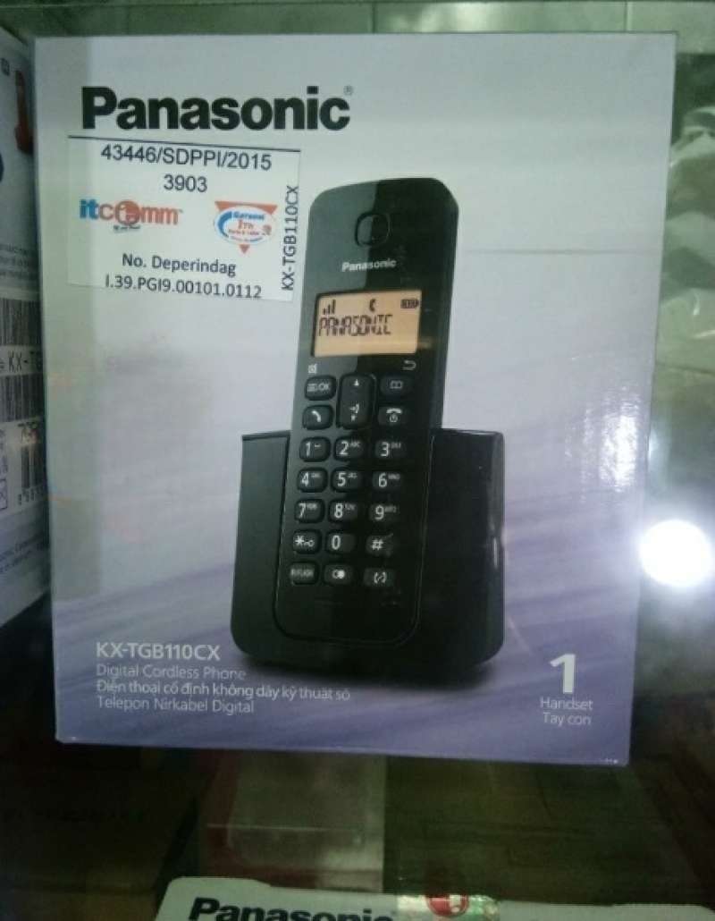Promo Panasonic Telephone Wireless Kx-tgb110cx Diskon 10% Di Seller Kerrin Store - Cengkareng ...