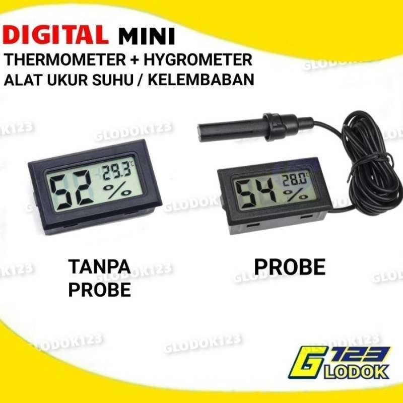Jual MINI DIGITAL THERMOMETER HYGROMETER TERMOMETER ALAT UKUR ...