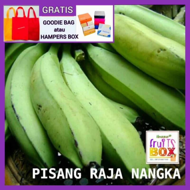 Jual FruitsBOX Buah PISANG RAJA NANGKA | per sisir ukuran sedang Halal ...