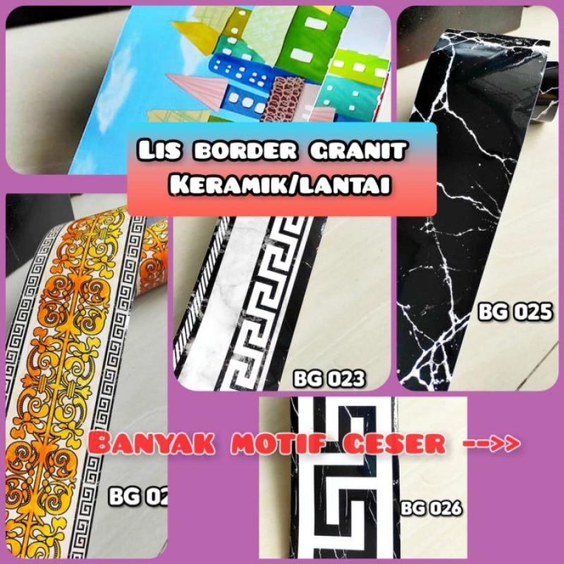 Jual Wallpaper Lis Wall Border Stiker Sticker Dinding Lantai Granit ...