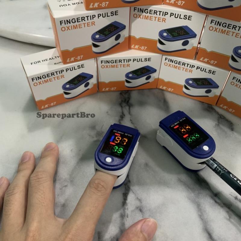 Promo Fingertip Pulse Oxymeter Fingertip Oximeter Spo2 Led Full Colour ...