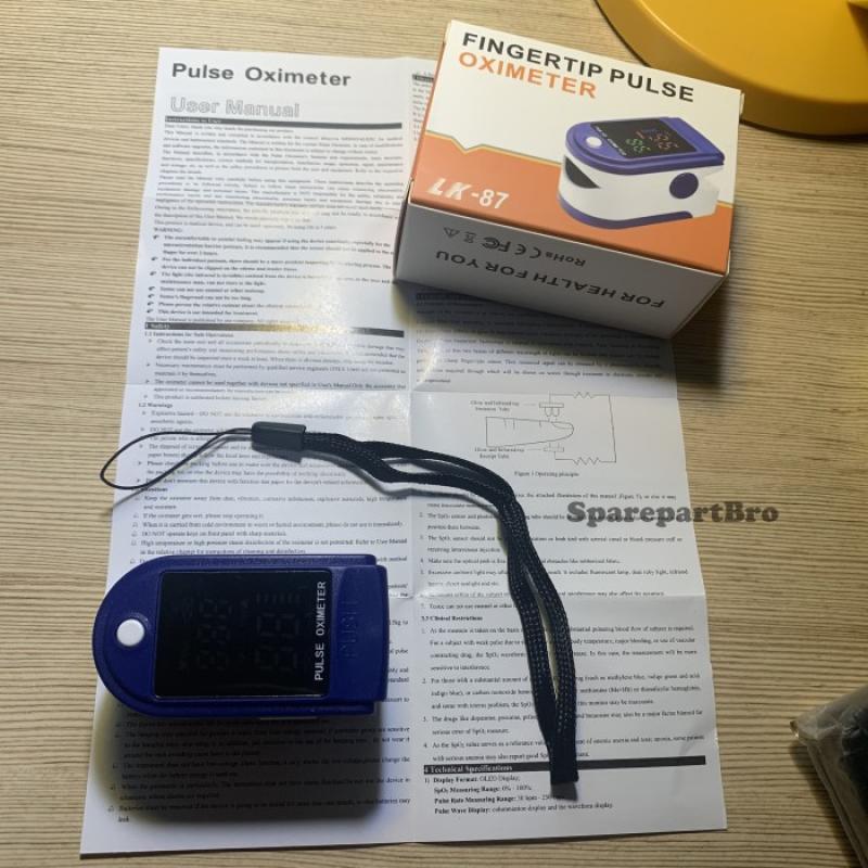 Promo Fingertip Pulse Oxymeter Fingertip Oximeter Spo2 Led Full Colour ...