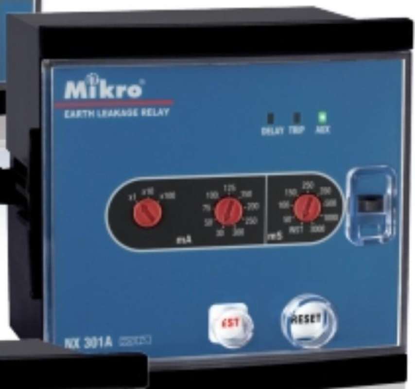 Jual Mikro Earth Leakage Relay Nx301a-240a (old Type: Mikro Mk301a-240a ...