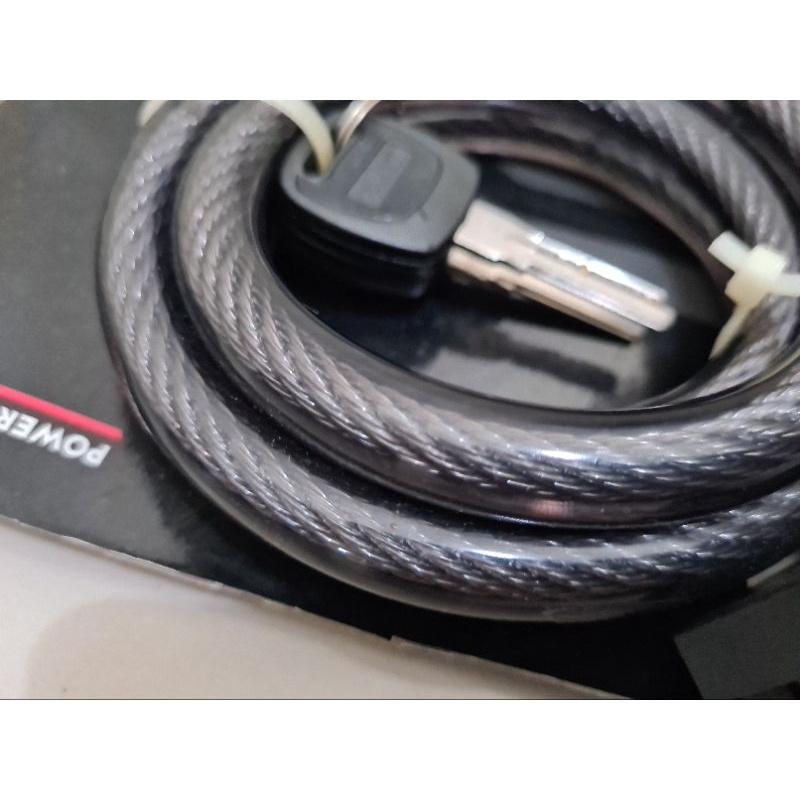 Jual Gembok Kunci Pengaman Sepeda Merk Polygon Power Spiral Lock 120 Cm ...