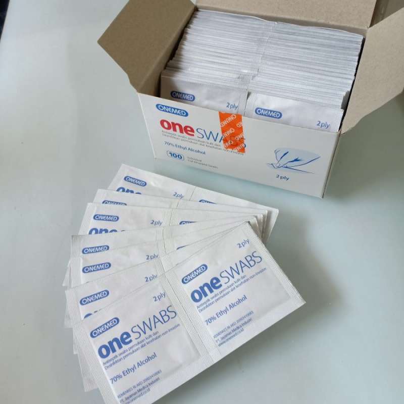 Jual Alkohol Swab/ Tissue Alkohol One Med /alcohol Swab Di Seller ...