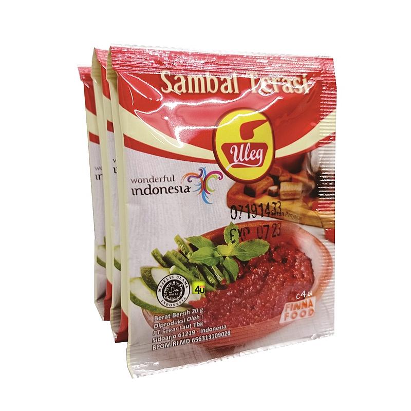 Promo Uleg - Sambal Nusantara - Paket 5 Sachet - S Terasi Diskon 18% Di ...