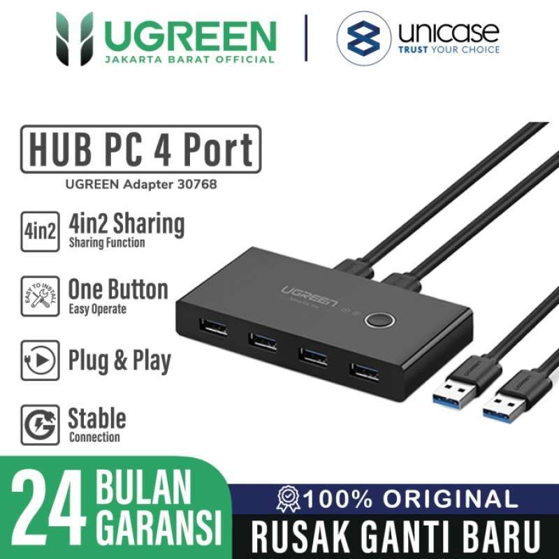 Promo Adapter Hub Pc 4 Port Usb Ugreen Sharing Switch Box Usb 2.0 / 3.0 ... Promo Adapter Hub Pc 4 Port Usb Ugreen Sharing Switch Box Usb 2.0 / 3.0 ...